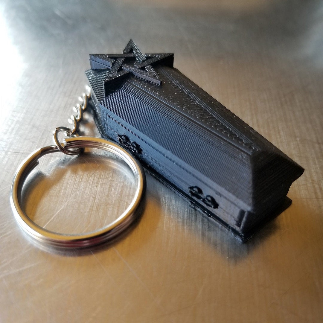 Coffin Keychain • Gothic Accessory • 3D Printed - Etsy