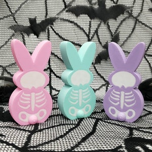 The Cursed Creeps - Pastel Easter Skeletons • Easterween Decor • 3D ...