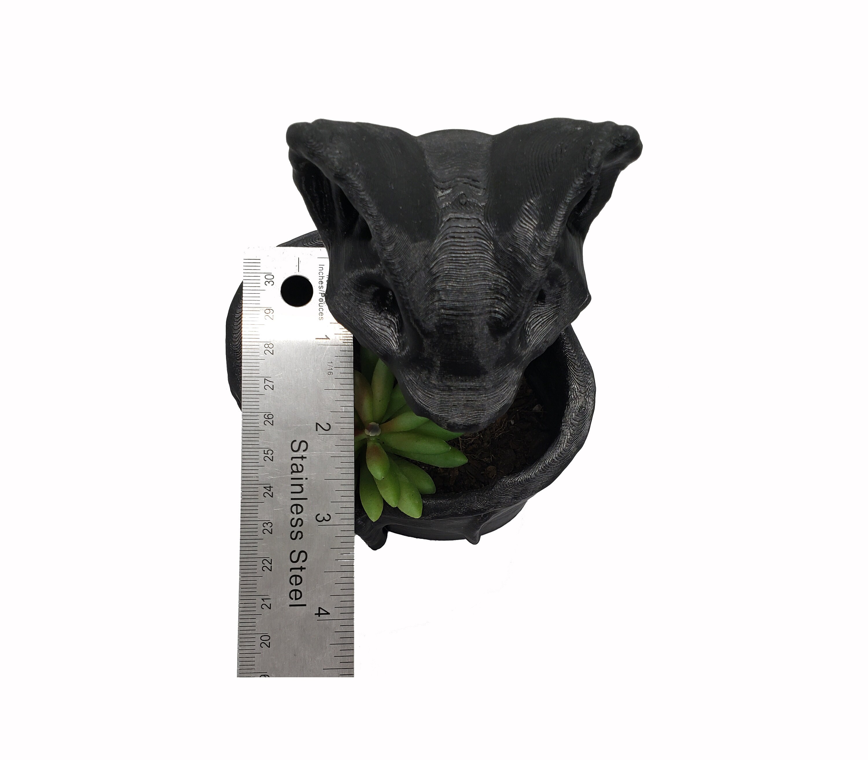 Small Bat Succulent Planter Gothic Home Decor Goth Garden | Etsy