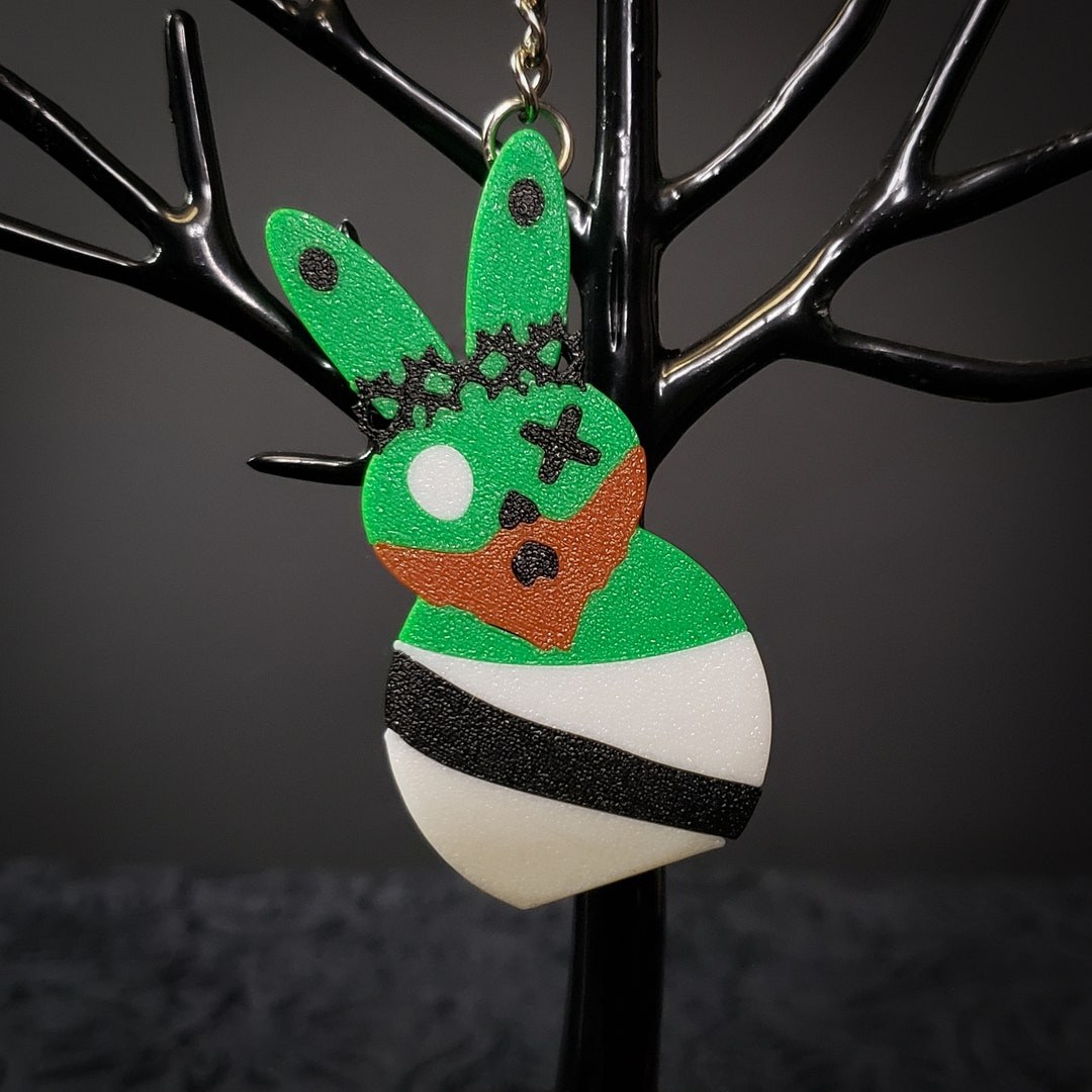 The Cursed Creeps - Zombie Jesus Keychain • Easterween Accessory • 3D ...