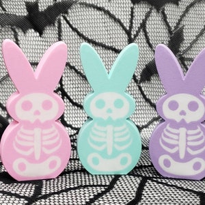 The Cursed Creeps Pastel Easter Skeletons Easterween Decor 3D Printed ...