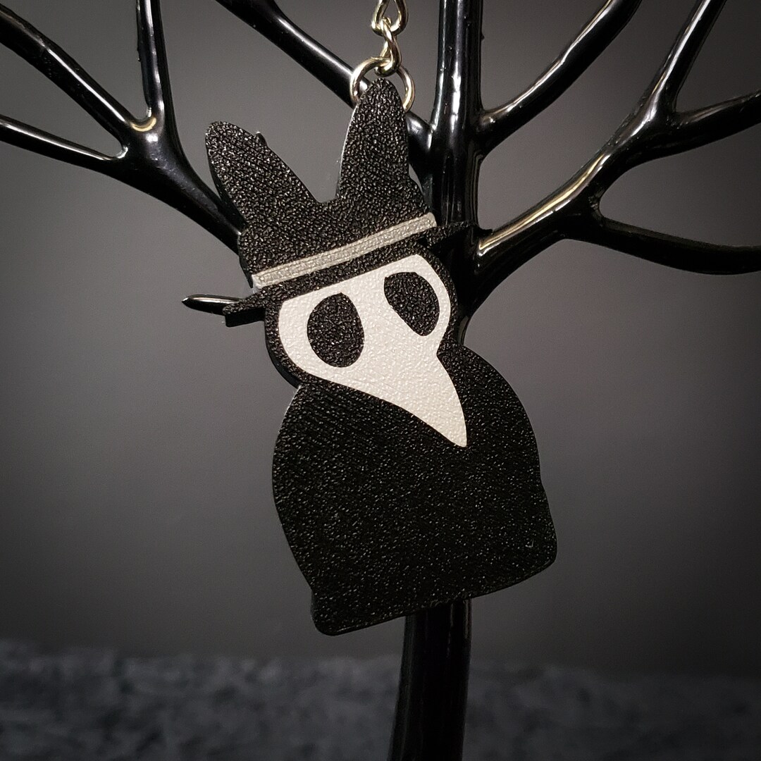 The Cursed Creeps - Plague Doctor Keychain • Easterween Accessory • 3D ...