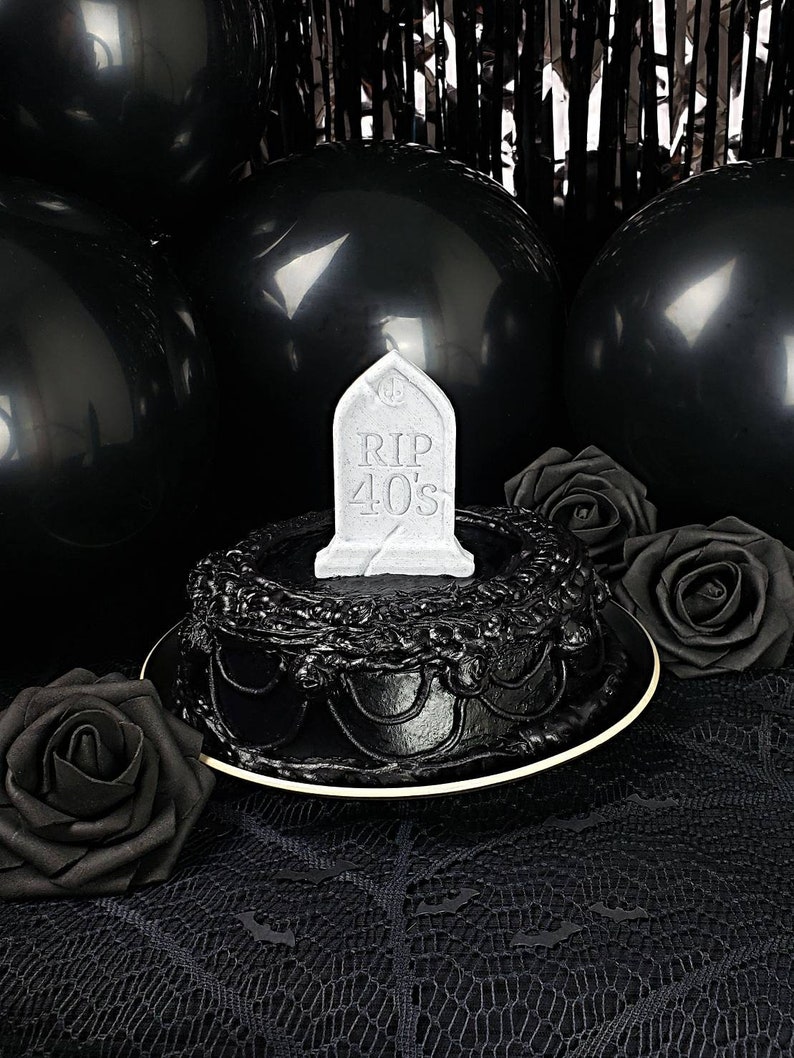 RIP 20s 30s 40s 50s 60s 70s 80s 90stombstone Cake Topper / Garden ...