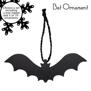 Bat Tree Topper • Gothic Holiday Home Decor • 3D Printed - Etsy
