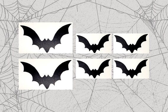 Bat Pack Decals 6 or 4 Pack Permanent Vinyl Decal Gothic - Etsy