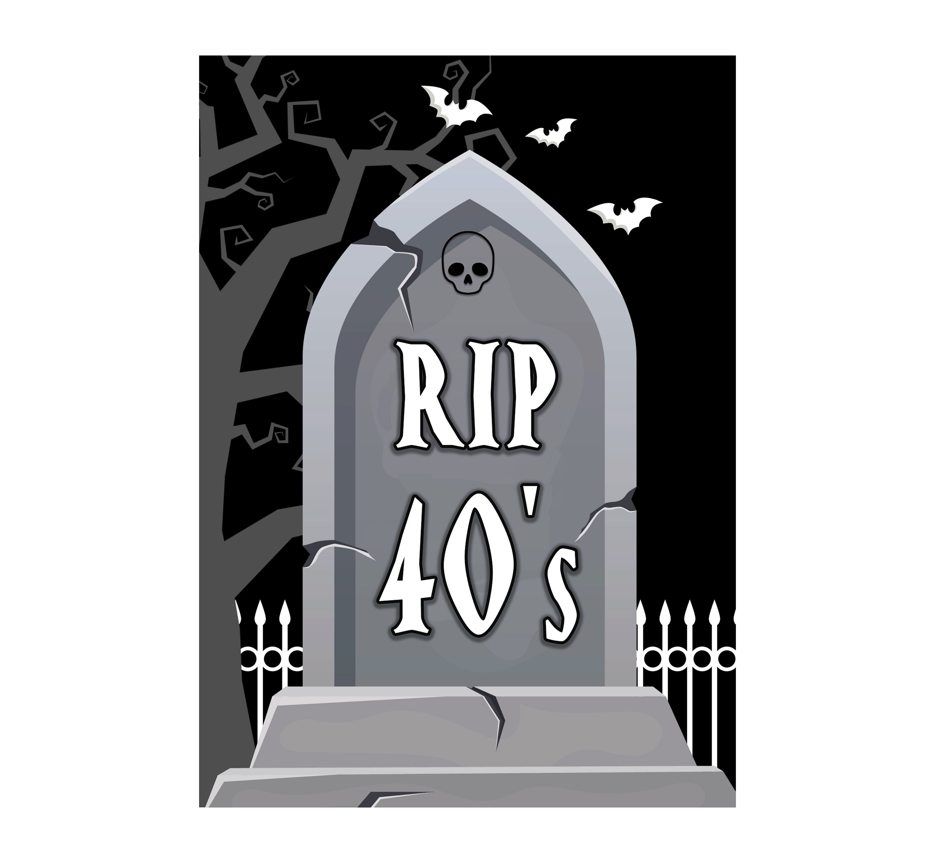 RIP 20s 30s 40s 50s 60s 70s 80s 90stombstone Cake Topper / - Etsy Australia