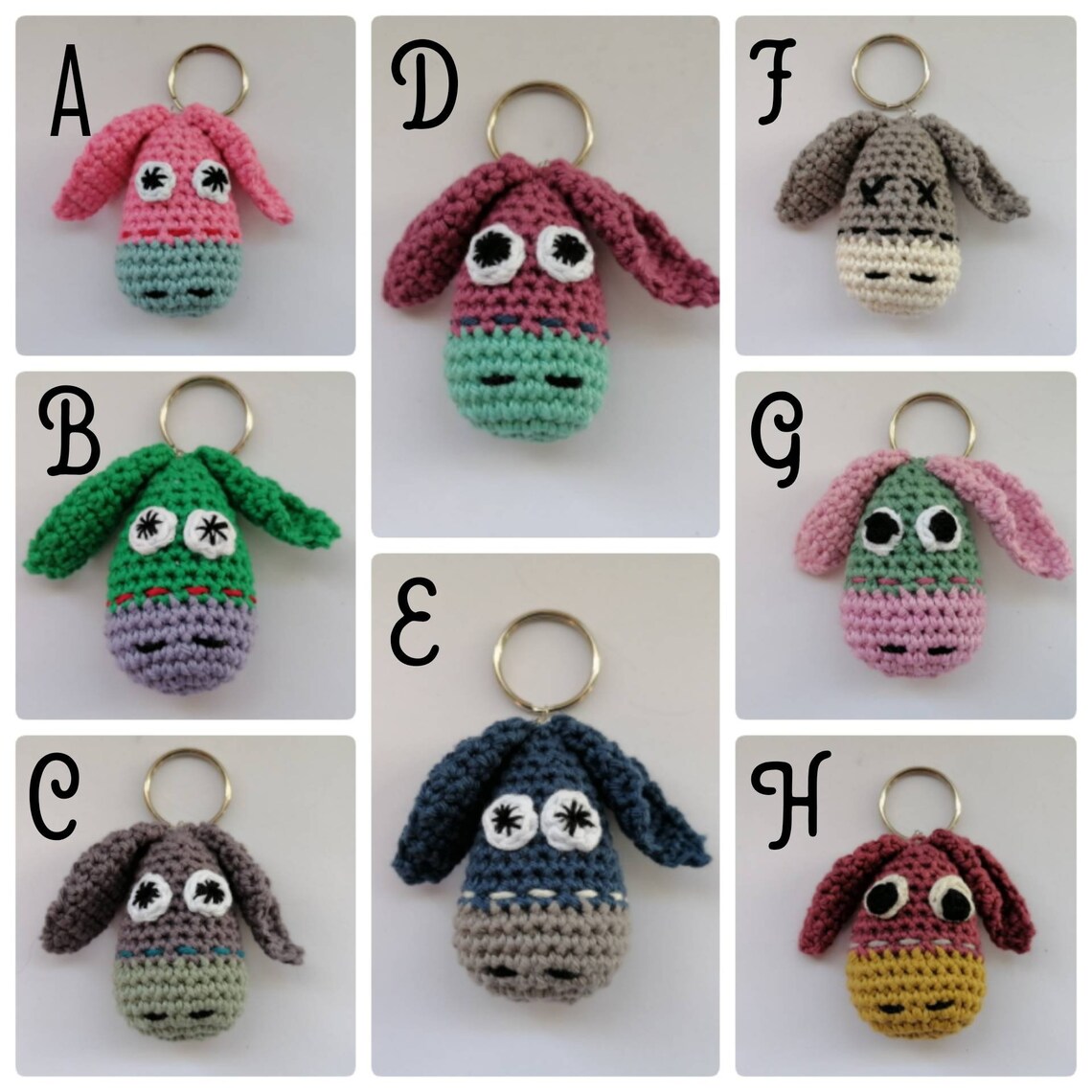 Donkey Keychain Donkey Key Holder Donkey Bag Charm. Gift for - Etsy