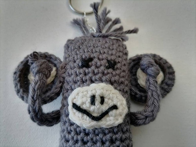 See No Evil, Hear No Evil, Speak No Evil Monkey Keychain, Gift, 3 Wise ...