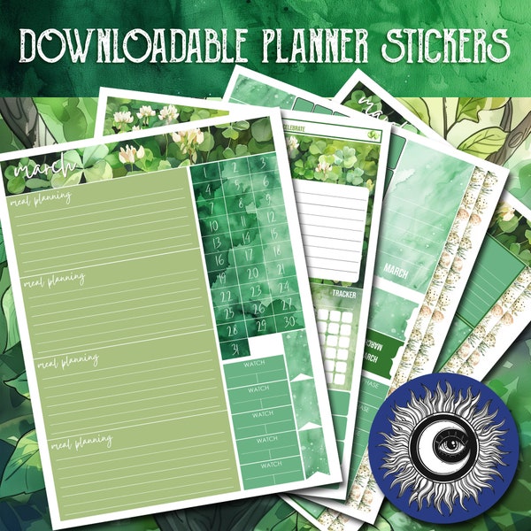 Planner Stickers Printable - Etsy
