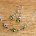 Imbolc Jewelry - Snowdrop Necklace and Earring Set - Spring Necklace & Earrings - Magical ...