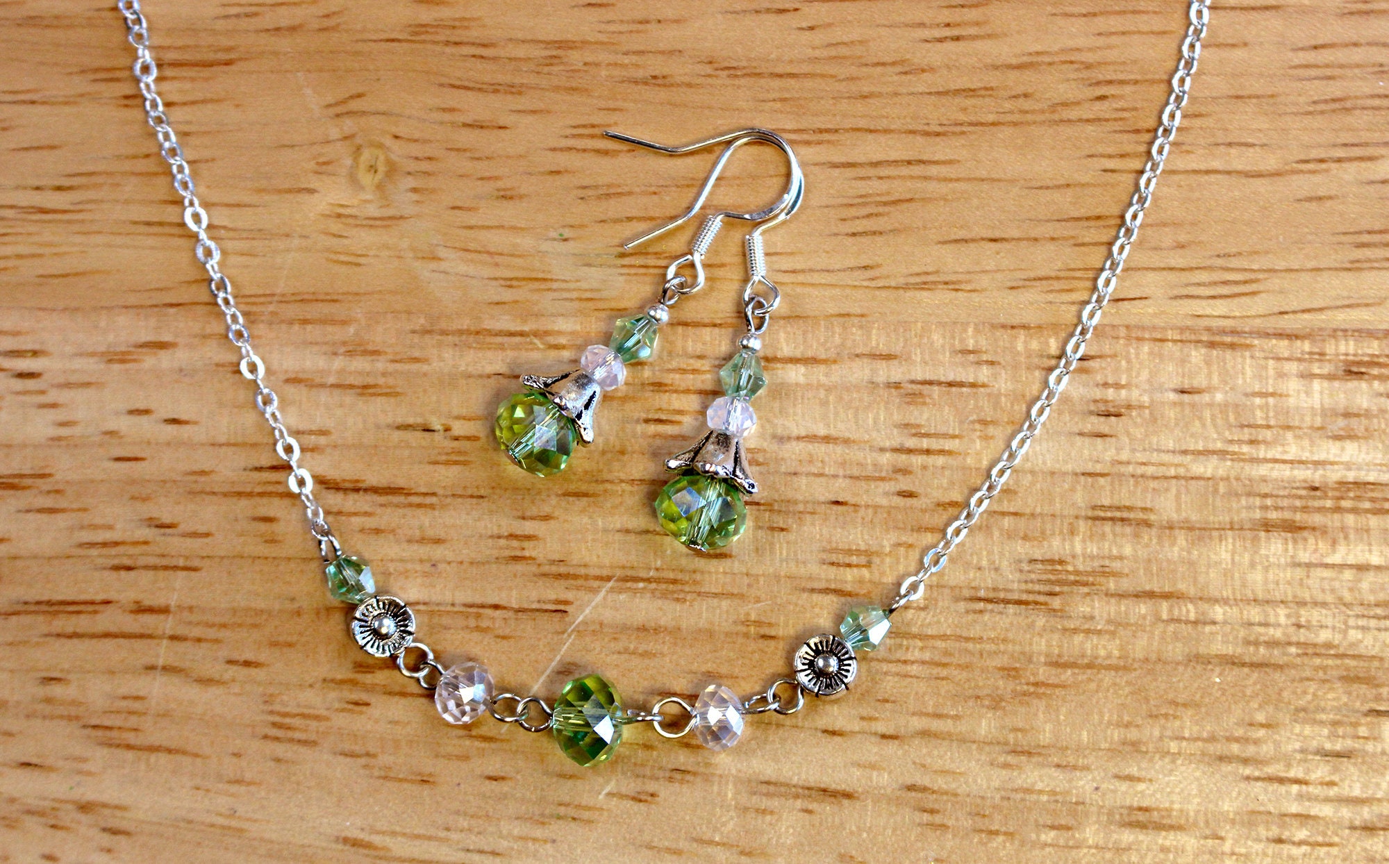 Imbolc Jewelry Snowdrop Necklace and Earring Set Spring - Etsy