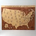 Wooden US 50 States Quarter Map, Coin Collection Display, Wall Decor - Etsy