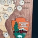 Wooden US National Park 56 States Quarter Map, Quarter Coin Display ...