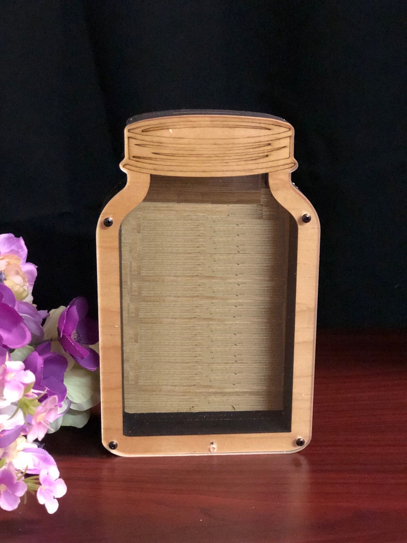 Custom Personalize Wooden Mason Jar Swear Jar Aventure Awaits - Etsy