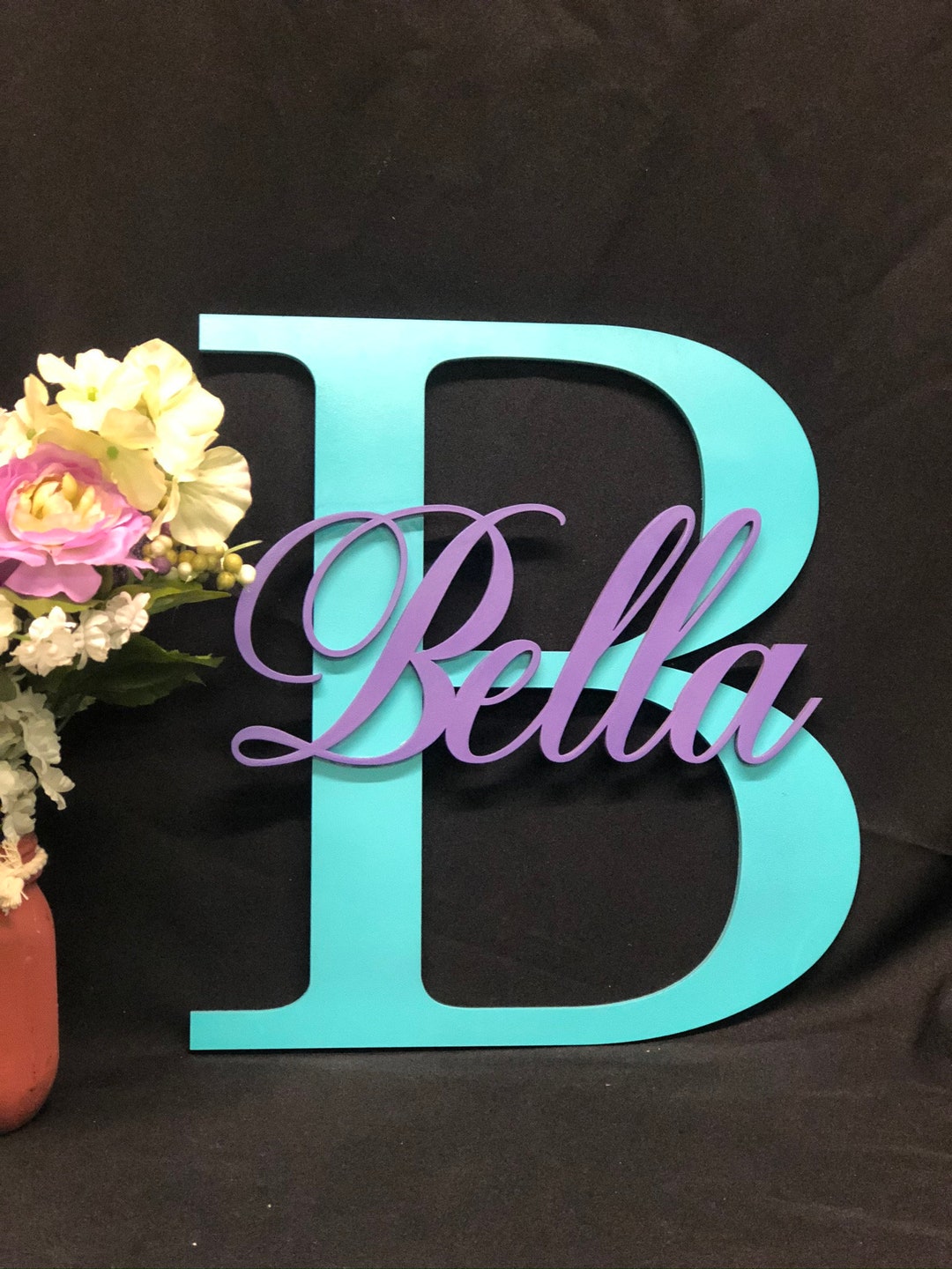 Nursery Name Decor, Personalize Name Wall Decor, Wooden Name Decor ...