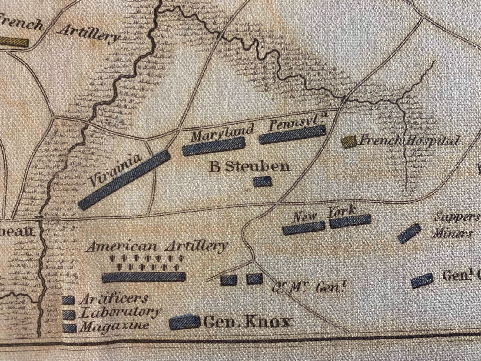 Battle of Yorktown 1781 American Revolutionary War 1776 on Canvas - Etsy