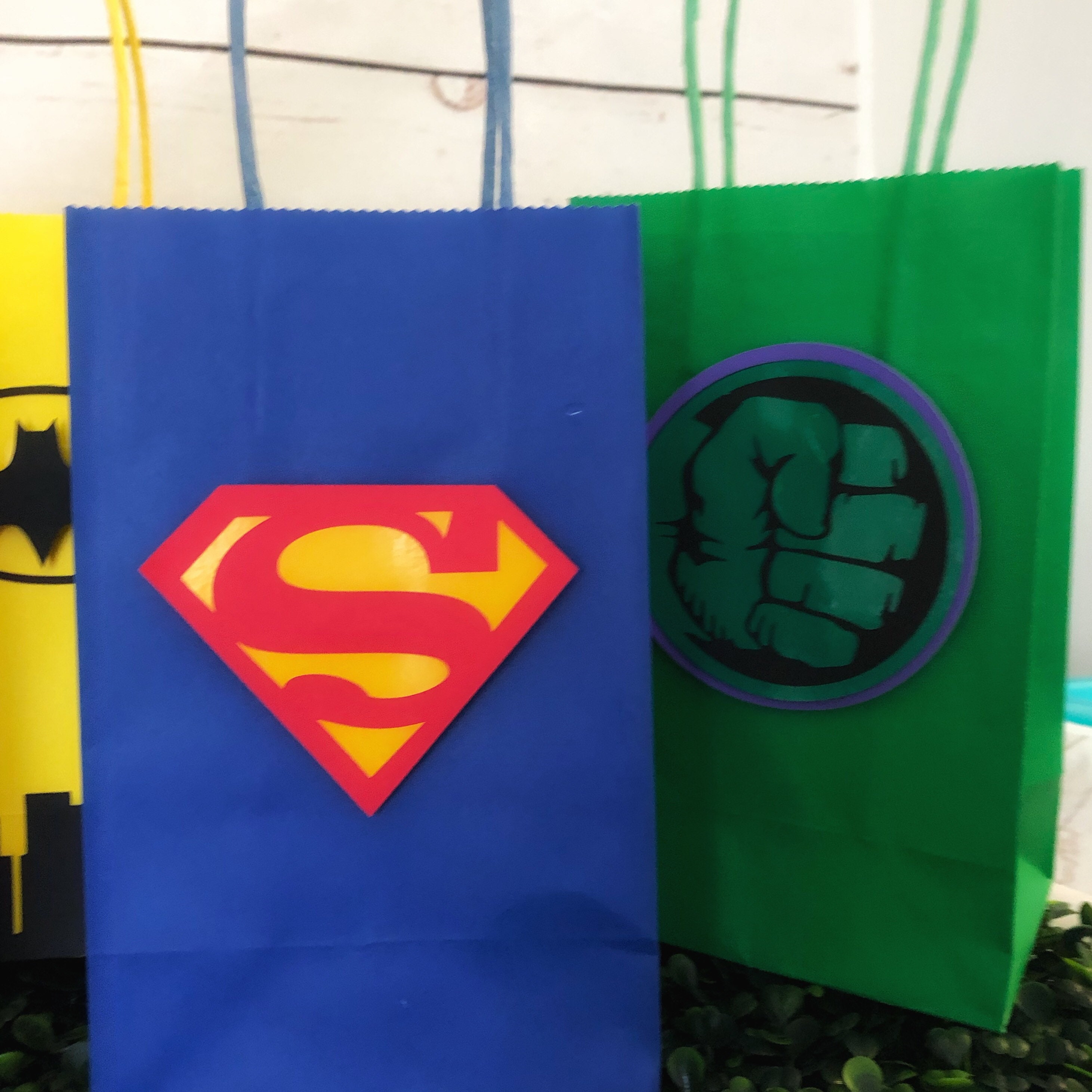 Custom Superhero Gift Bags Avengers Goodie Bags Avengers | Etsy