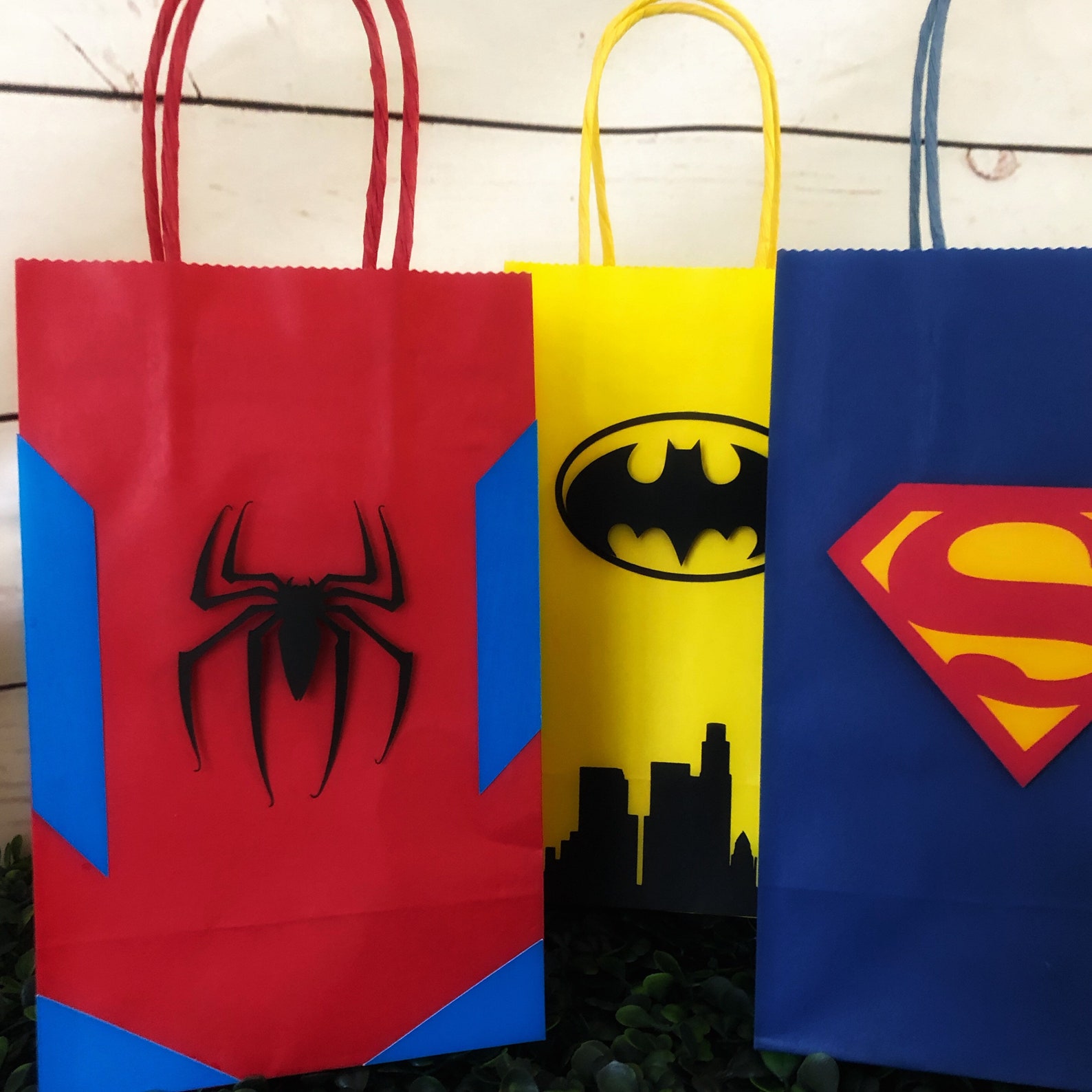 Custom Superhero Gift Bags Avengers Goodie Bags Avengers | Etsy