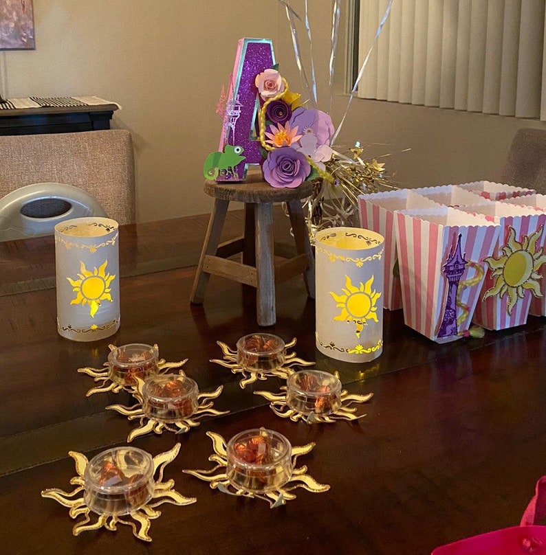 Tangled Inspired Birthday Rapunzel Candy Holder Princess - Etsy