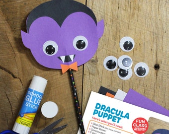 Printable Dracula Paper Bag Puppet. Paper Bag Puppet Cut Out for ...