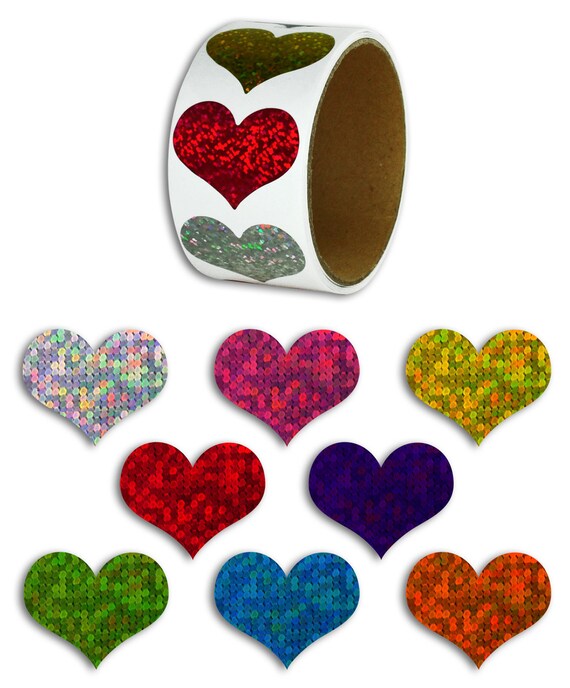 Heart Stickers On A Roll