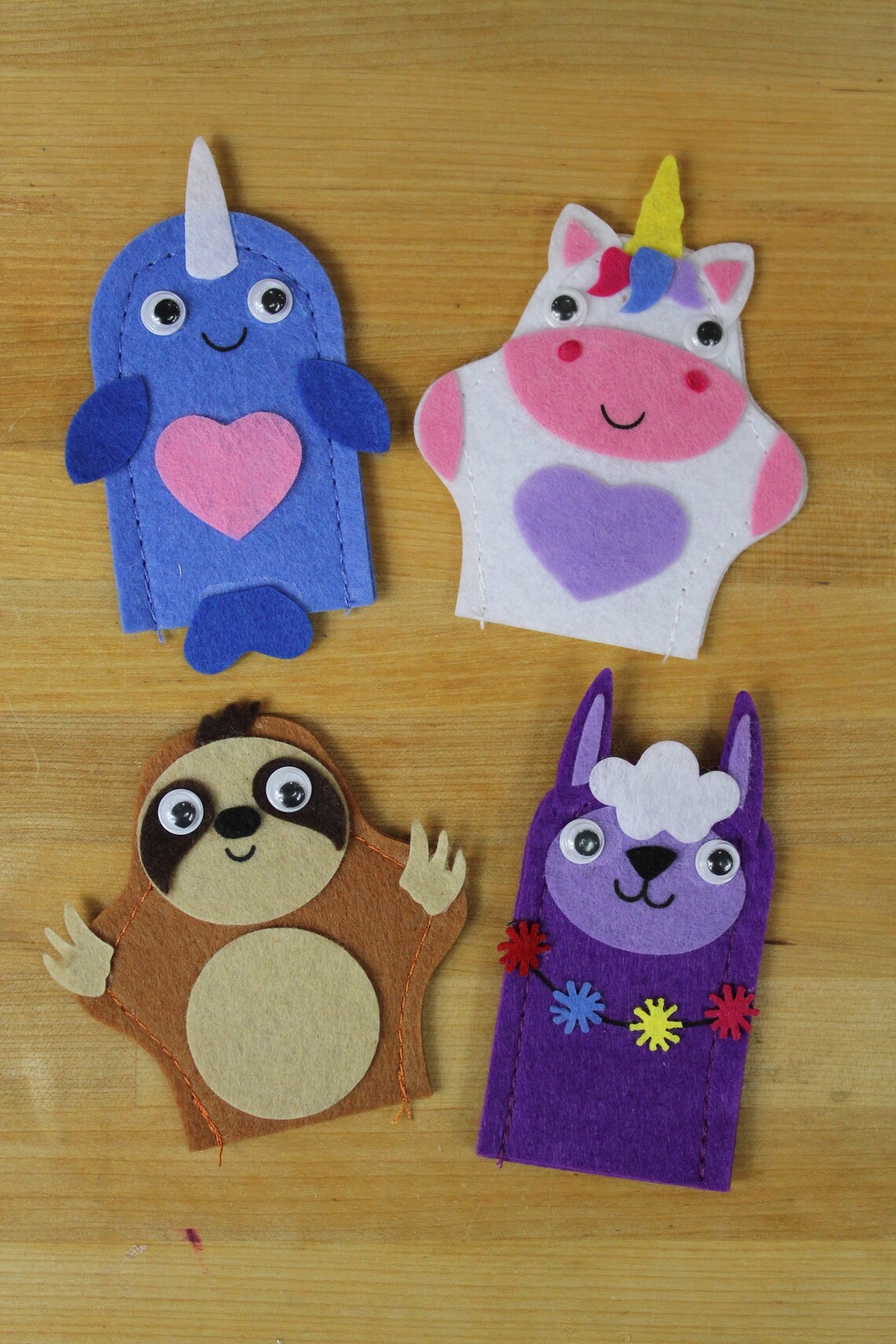 Magical Fun DIY Finger Puppet Craft Kits Pack of 12 | Etsy