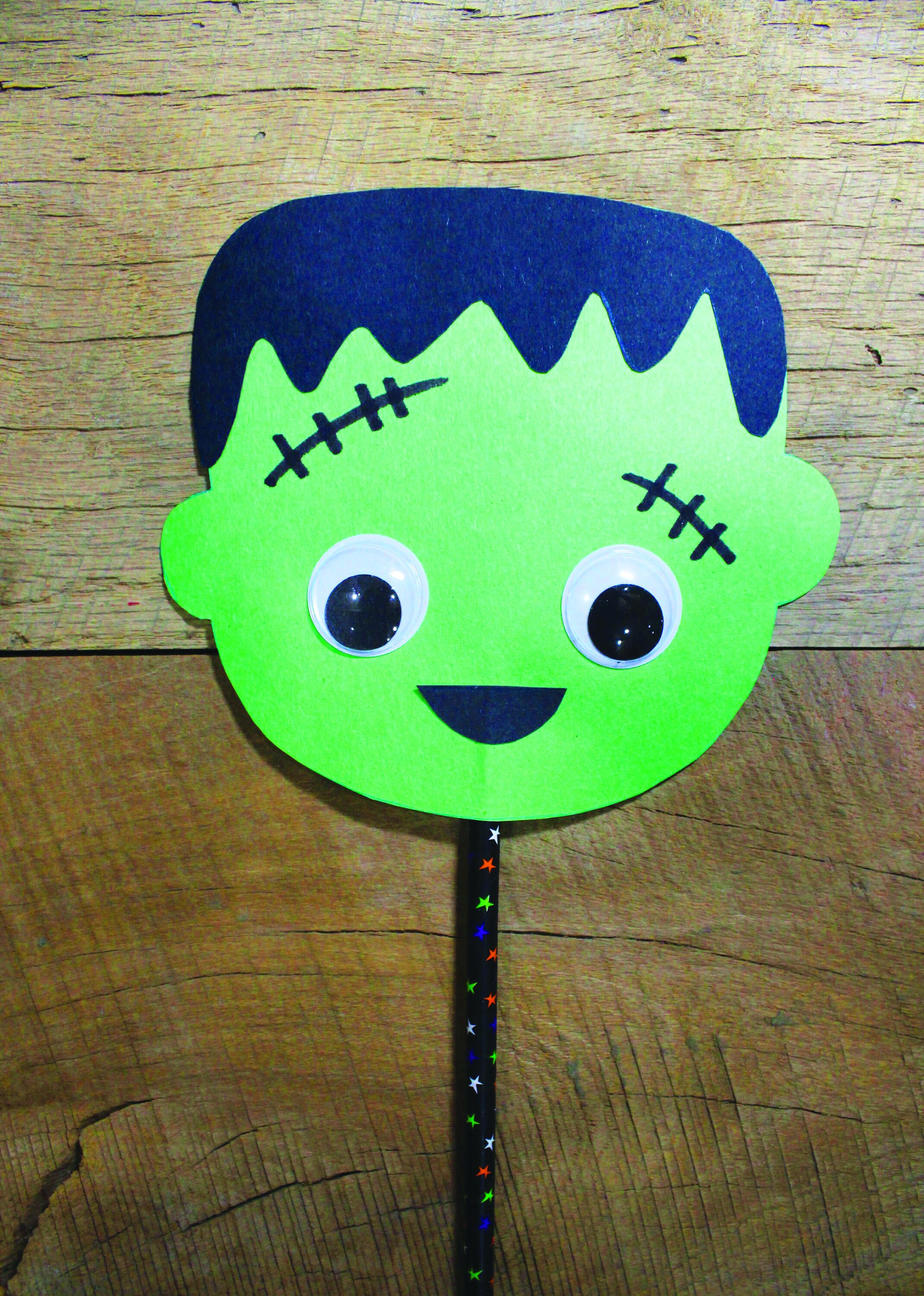 Frankenstein Puppet Craft Downloadable Template - Etsy