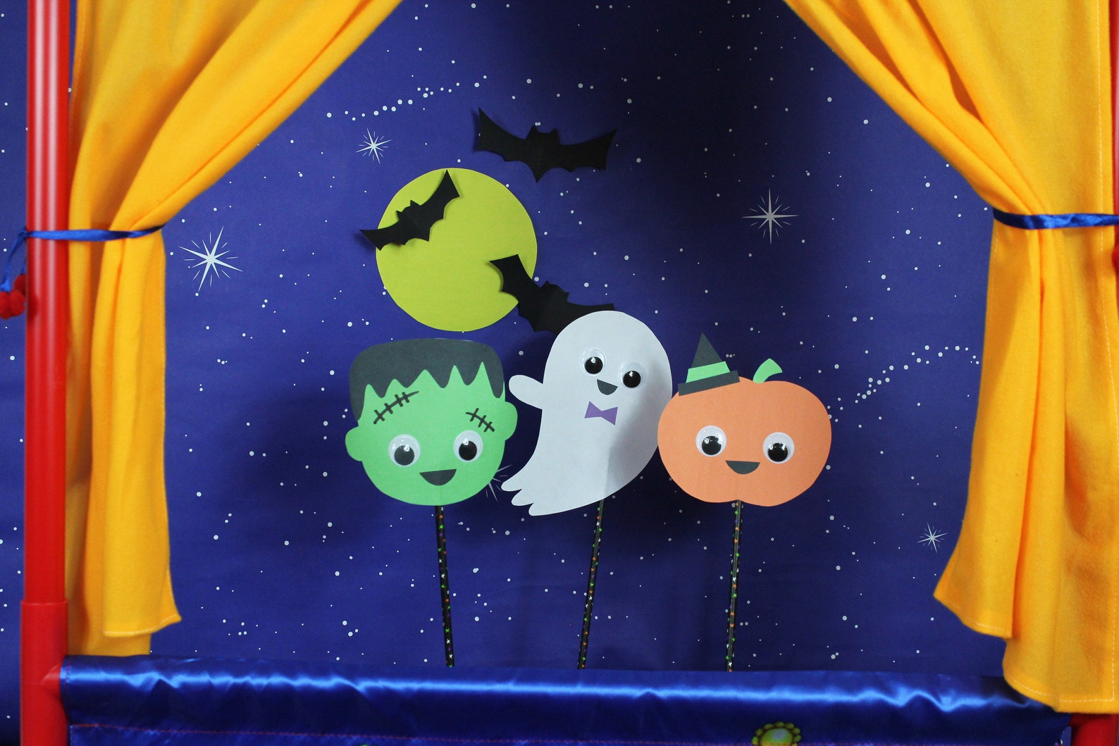 Frankenstein Puppet Craft Downloadable Template | Etsy