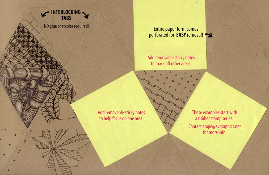 Die Cut Icosahedron Polyhedron Forms Perforated With Interlocking Tabs ...