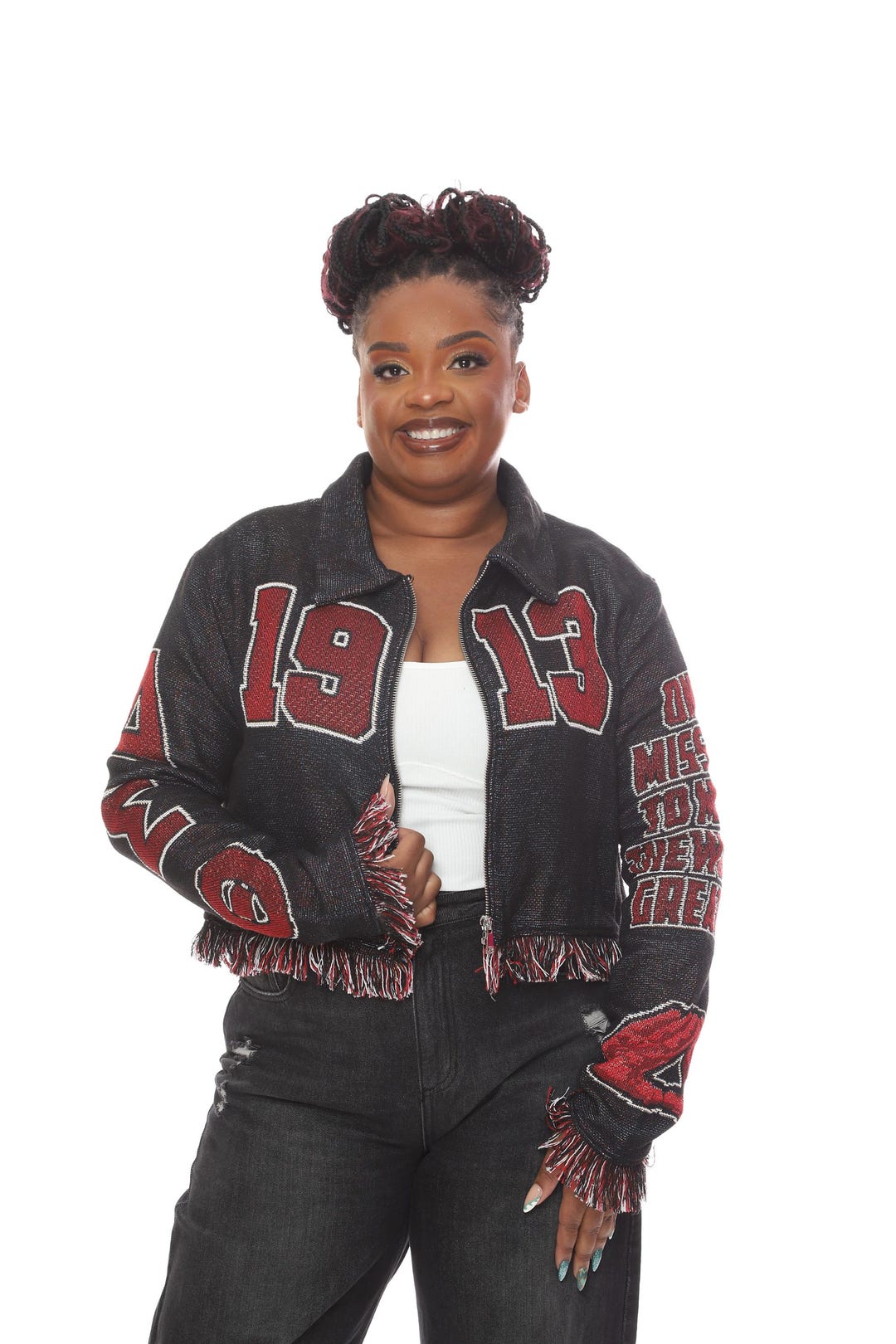 Black Delta Sigma Theta Tapestry Jacket-social Action RESTOCKS January ...