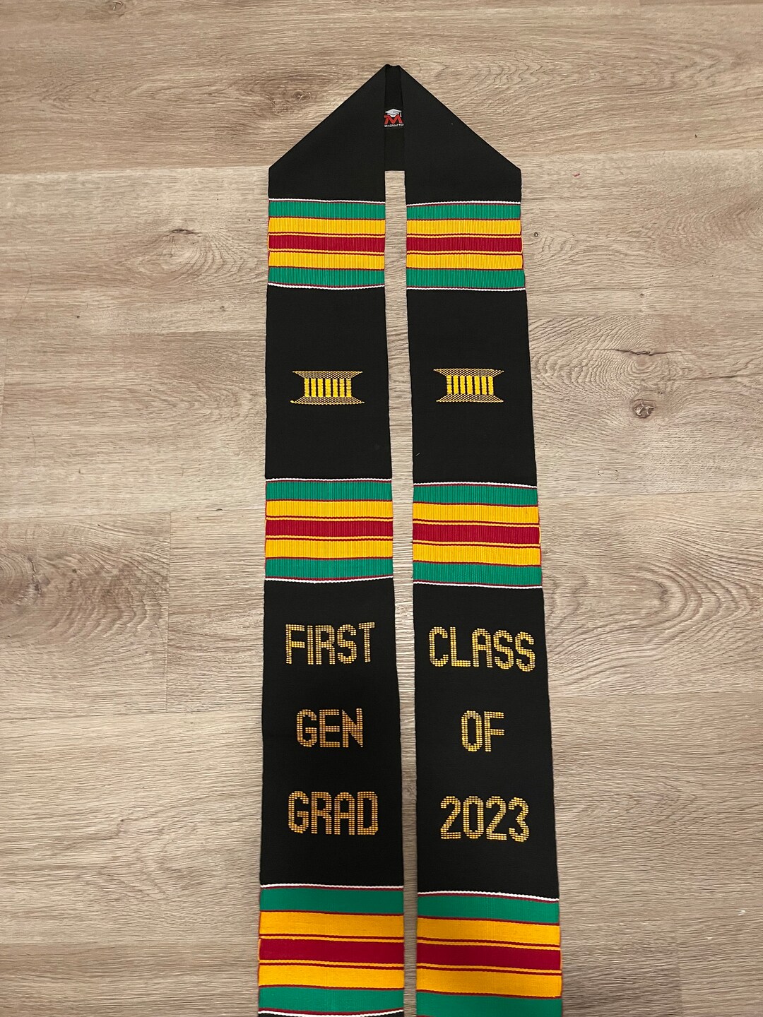First Gen Grad Class of 2024 Kente Cloth Graduation Stole Black Grads ...