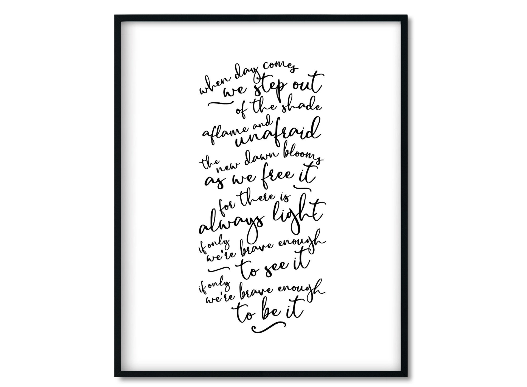 The Hill We Climb - Amanda Gorman, Inaugural Poem, Digital Download - Etsy