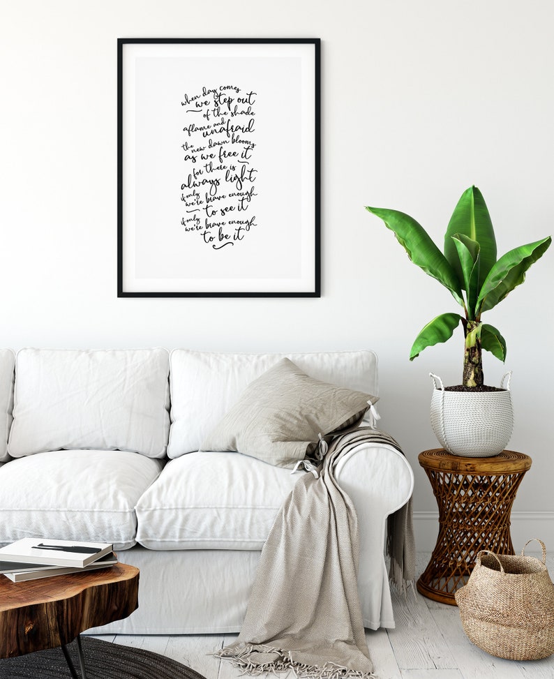 The Hill We Climb - Amanda Gorman, Inaugural Poem, Digital Download - Etsy