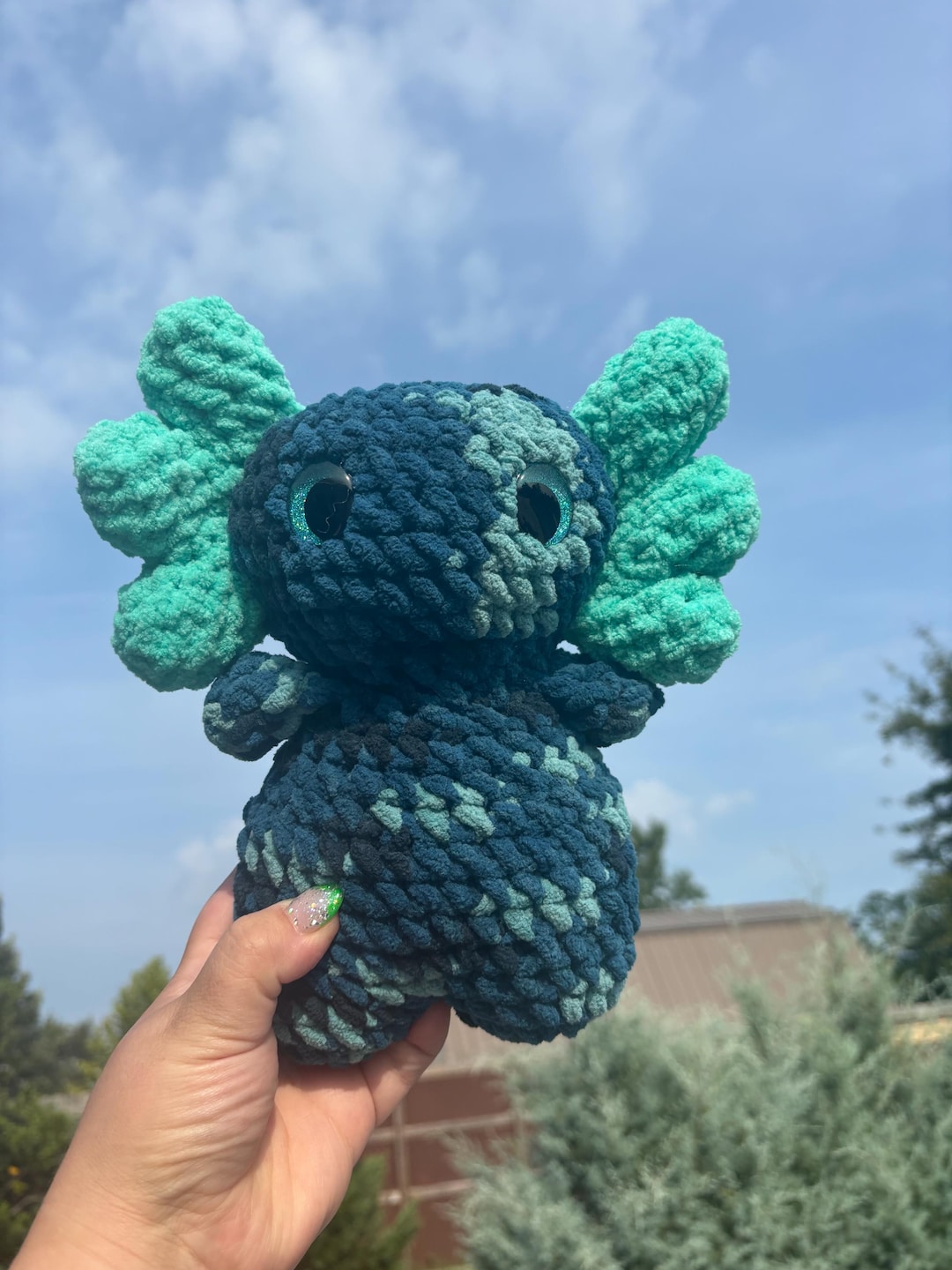 Axolotl Stuffie Plushie Amigurumi - Etsy