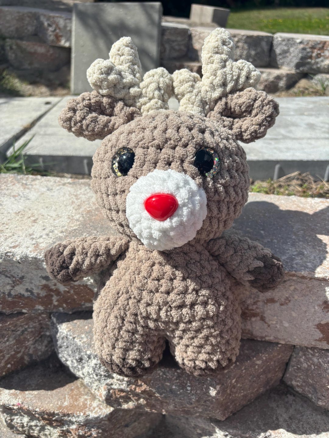 Reindeer Stuffie Plushie Amigurumi - Etsy