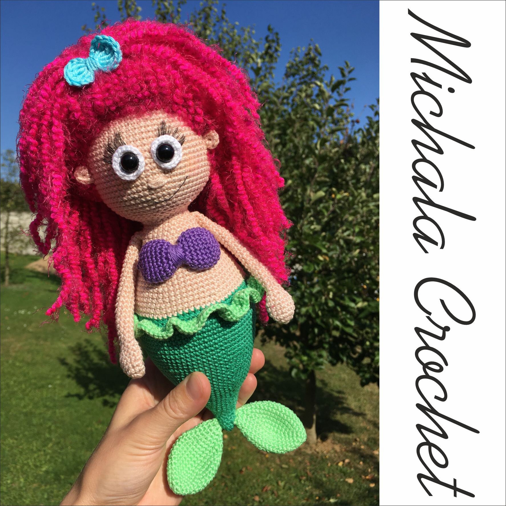 PATTERN Crochet Mermaid Amigurumi Mermaid Pdf Tutorial - Etsy