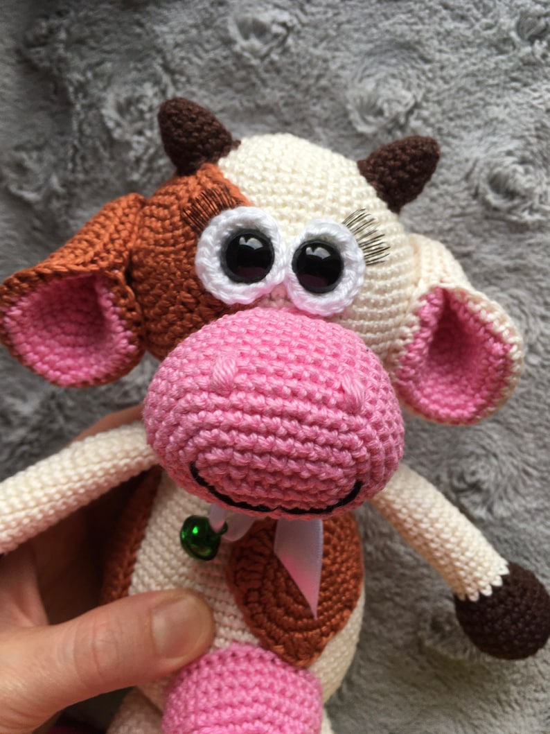 PATTERN crochet cow amigurumi cow pdf tutorial cow | Etsy PATTERN crochet cow amigurumi cow pdf tutorial cow | Etsy