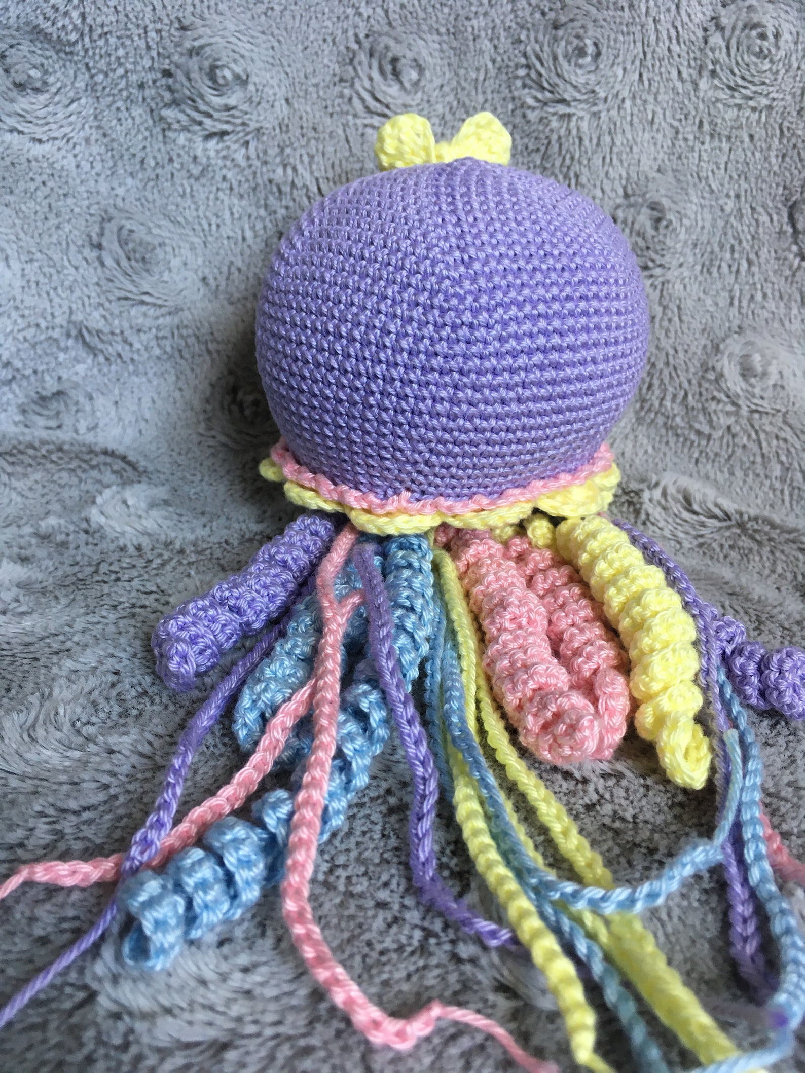 PATTERN Crochet Jellyfish, Amigurumi Jellyfish, Pdf Tutorial Jellyfish ...