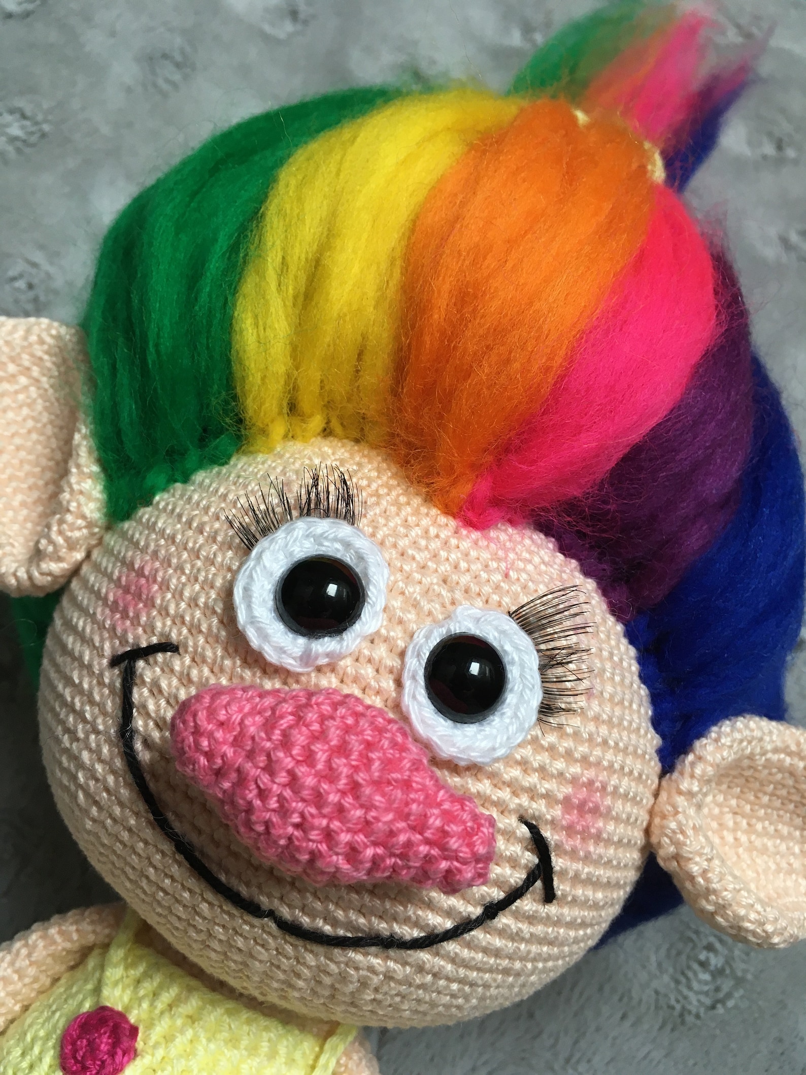 PATTERN Crochet Troll Amigurumi Troll Pdf Tutorial Troll - Etsy