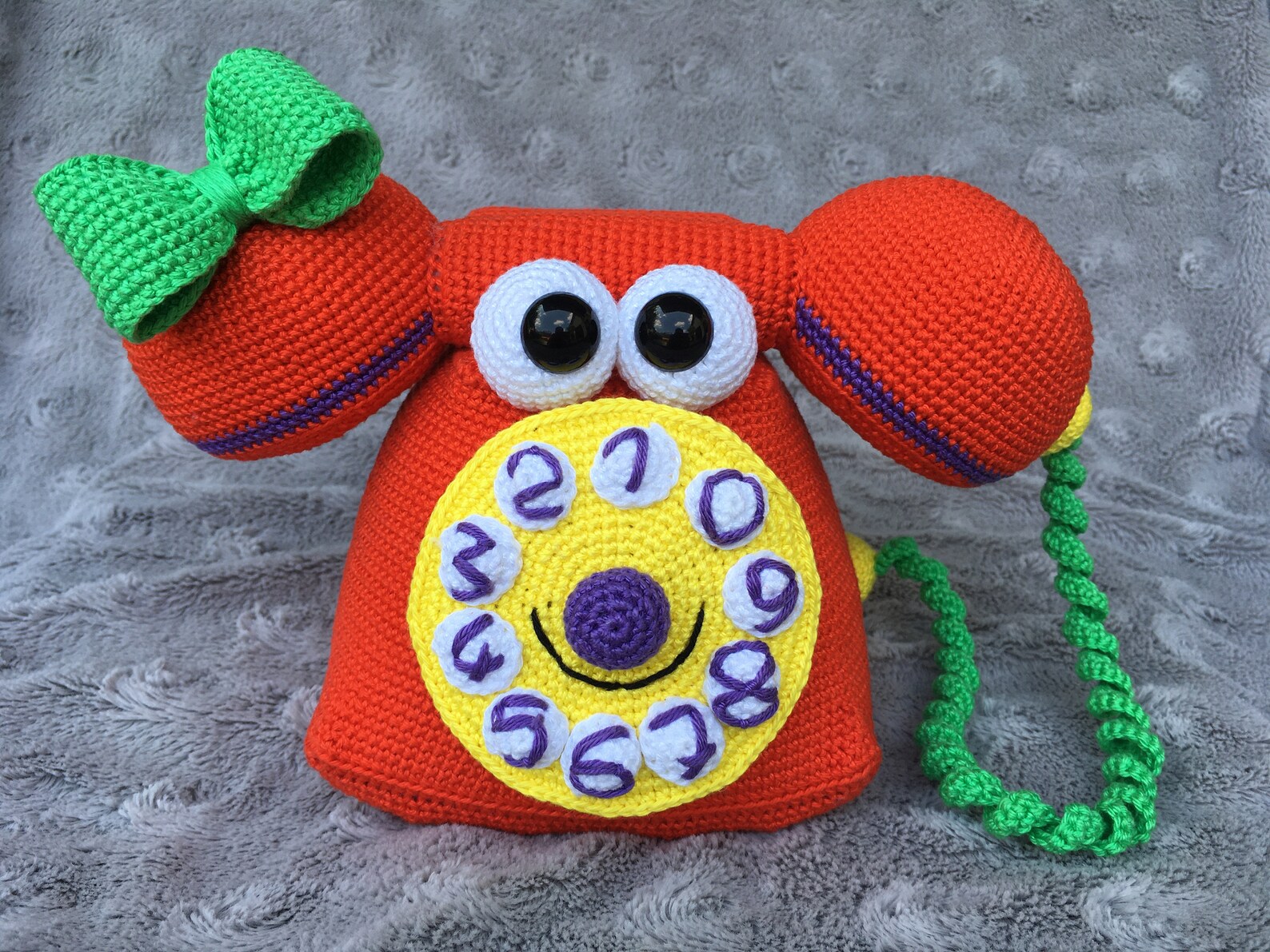 PATTERN Crochet Telephone/amigurumi Telephone/pdf Tutorial Phone - Etsy