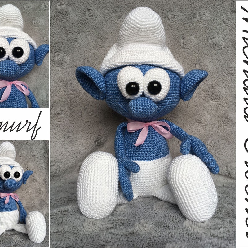 Smurf Crochet Pattern - Etsy
