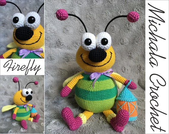 PATTERN Crochet Firefly Amigurumi Firefly Pdf Tutorial | Etsy