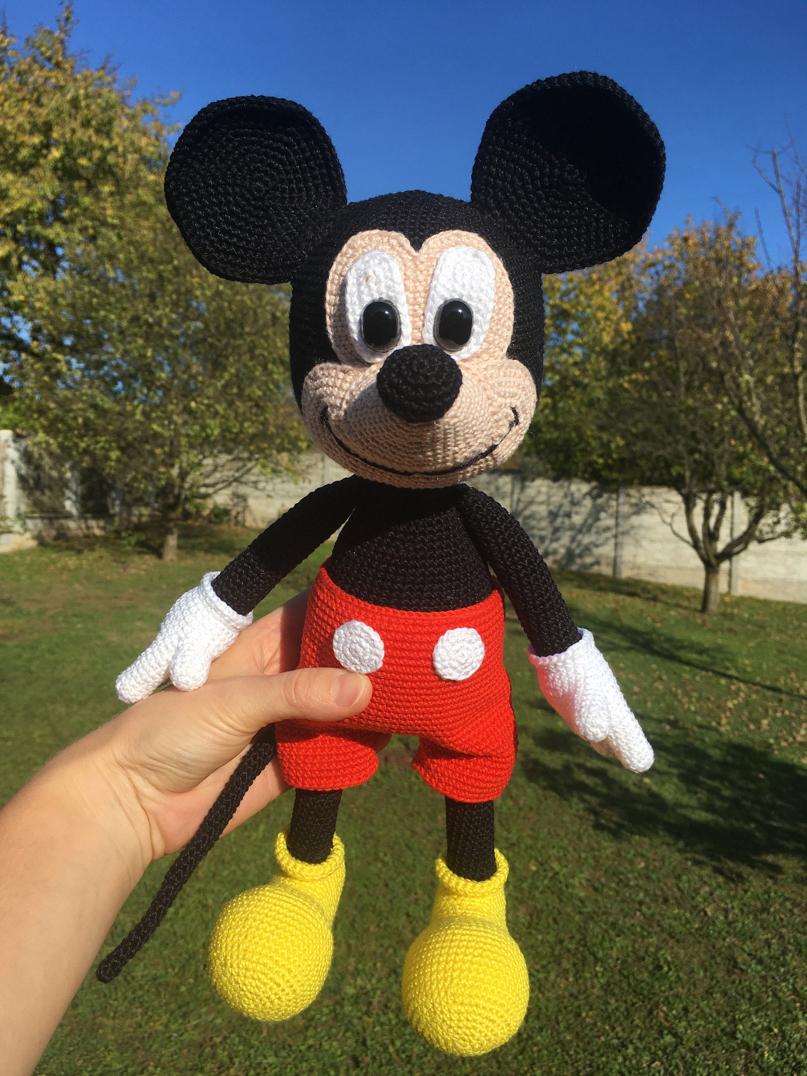 PATTERN Crochet Mickey Mouse, Amigurumi Mickey Mouse, Pdf Tutorial ...