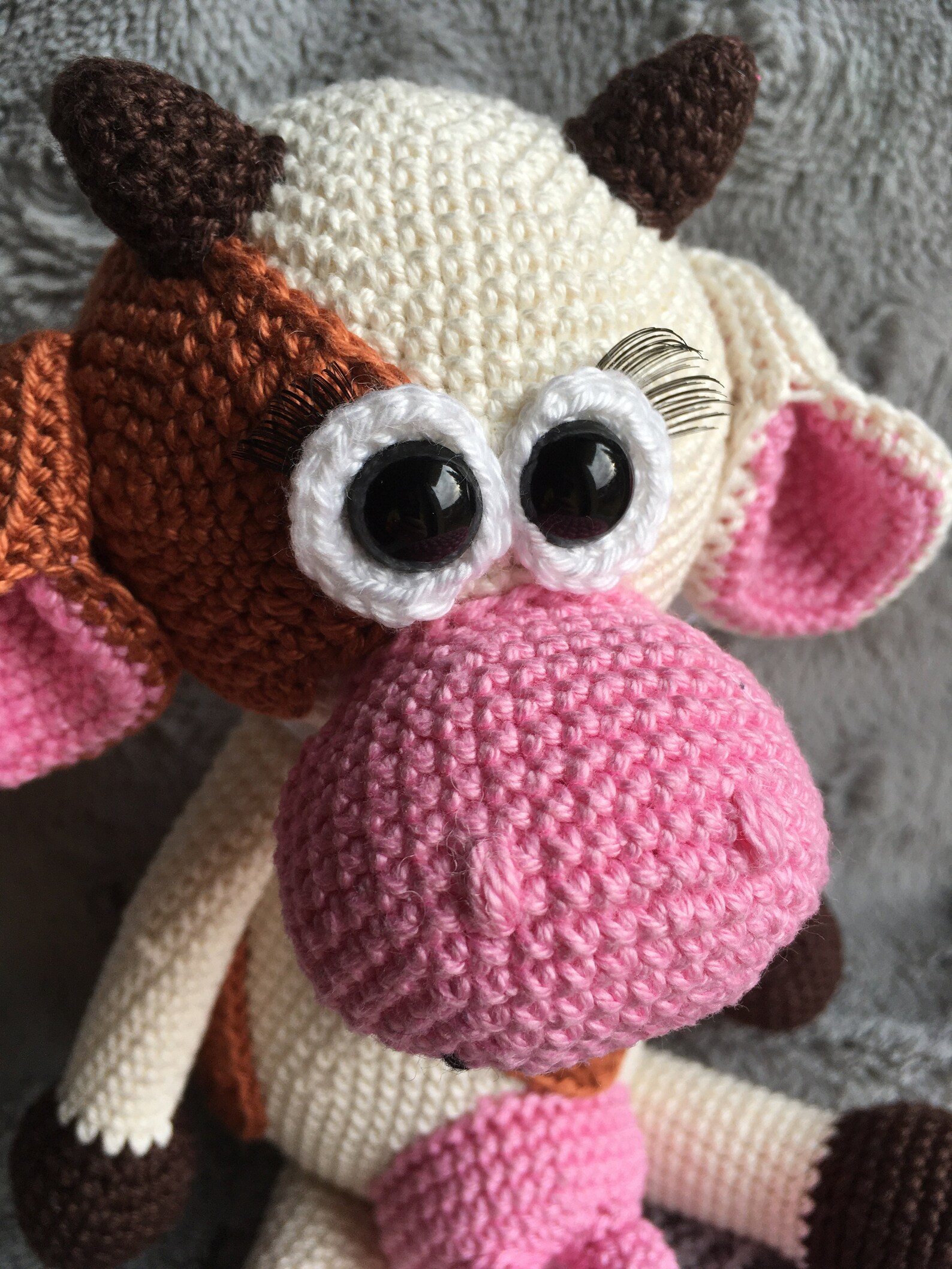 PATTERN Crochet Cow Amigurumi Cow Pdf Tutorial Cow - Etsy