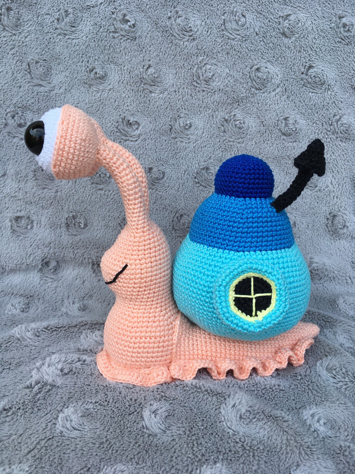 PATTERN Crochet Snail Amigurumi Snail Pdf Tutorial Snail - Etsy