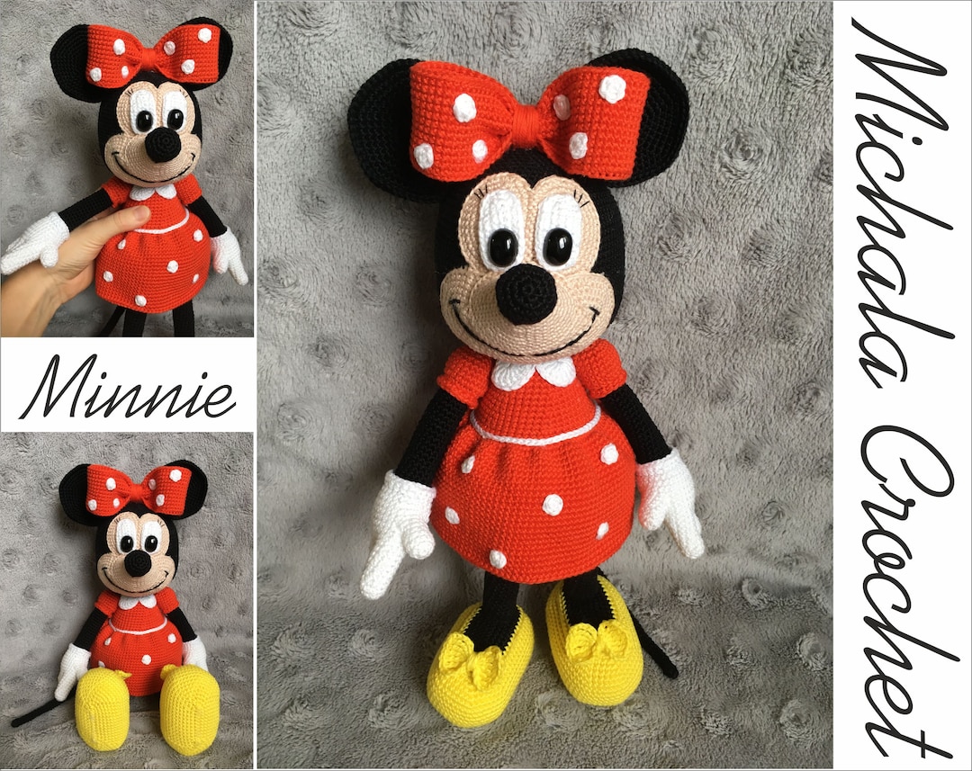PATTERN Crochet Minnie Mouse, Amigurumi Minnie Mouse, Pdf Tutorial ...