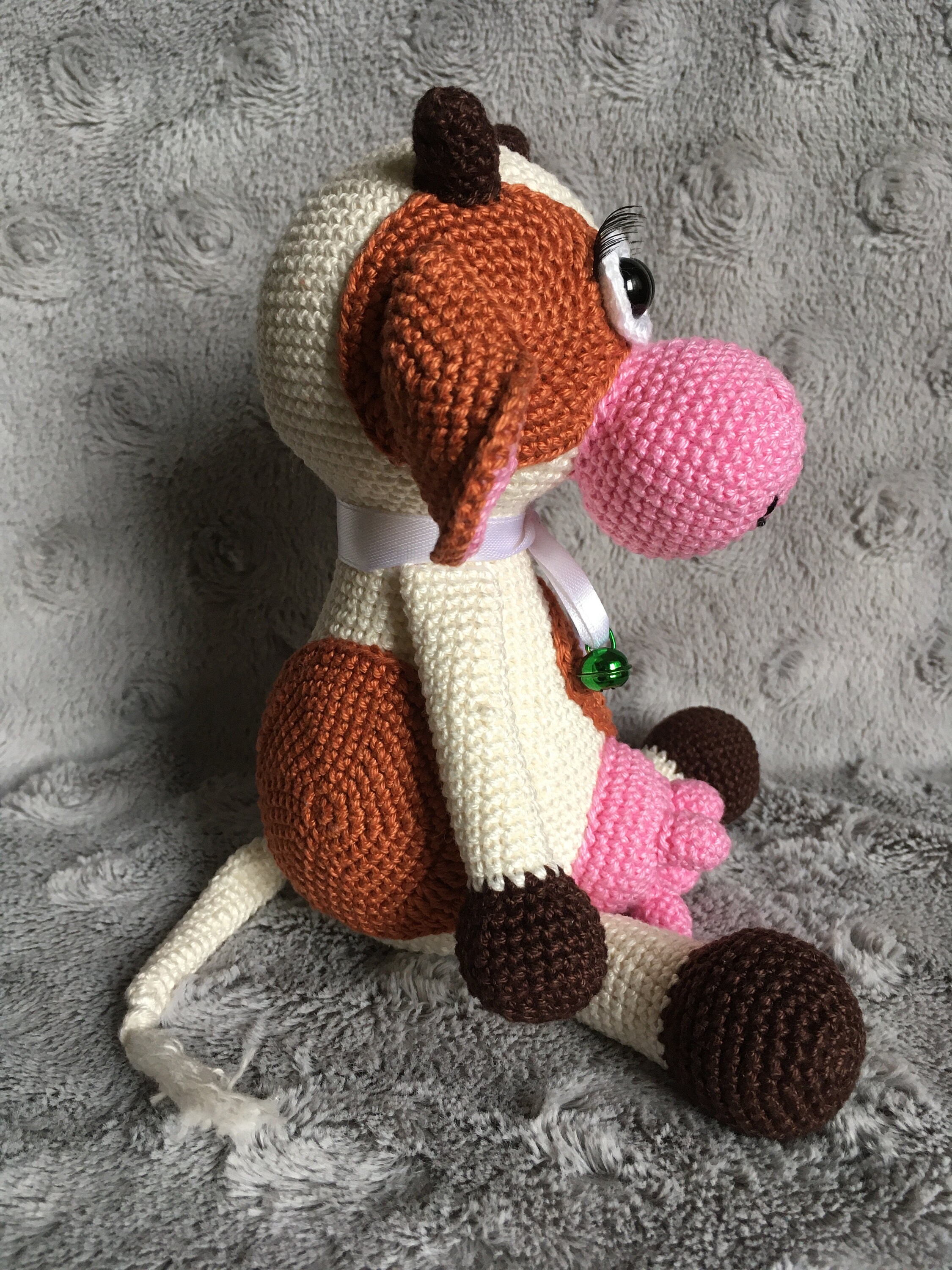 PATTERN Crochet Cow Amigurumi Cow Pdf Tutorial Cow - Etsy