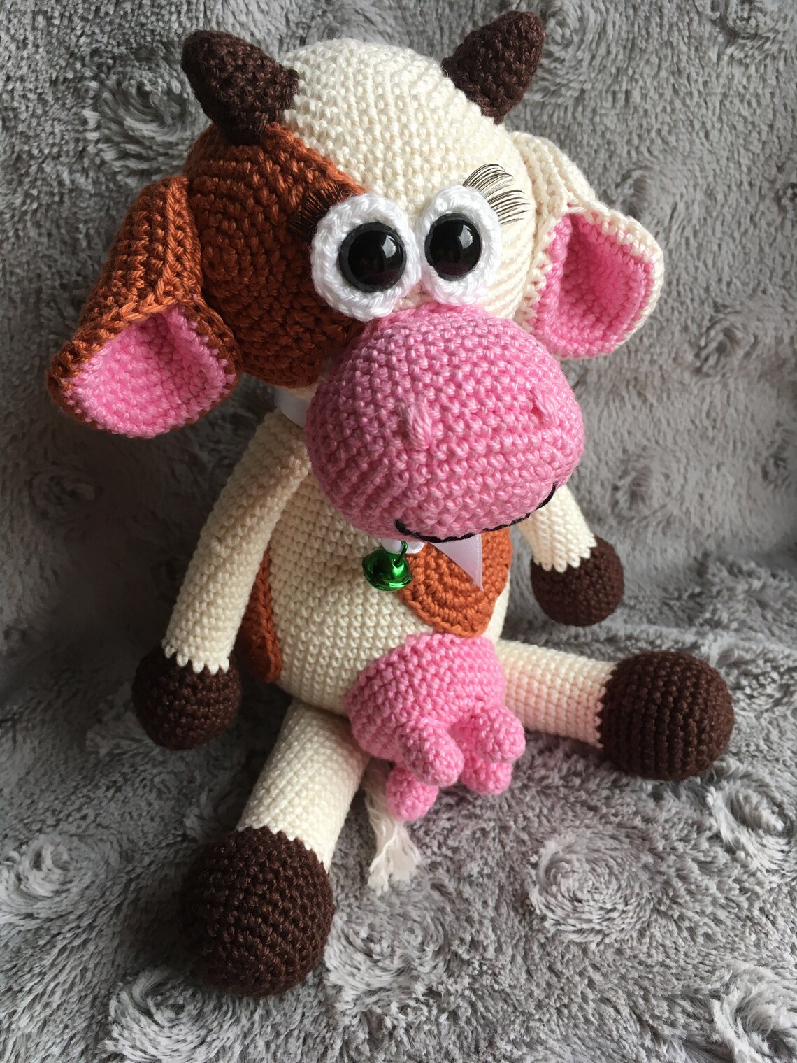 PATTERN Crochet Cow Amigurumi Cow Pdf Tutorial Cow | Etsy