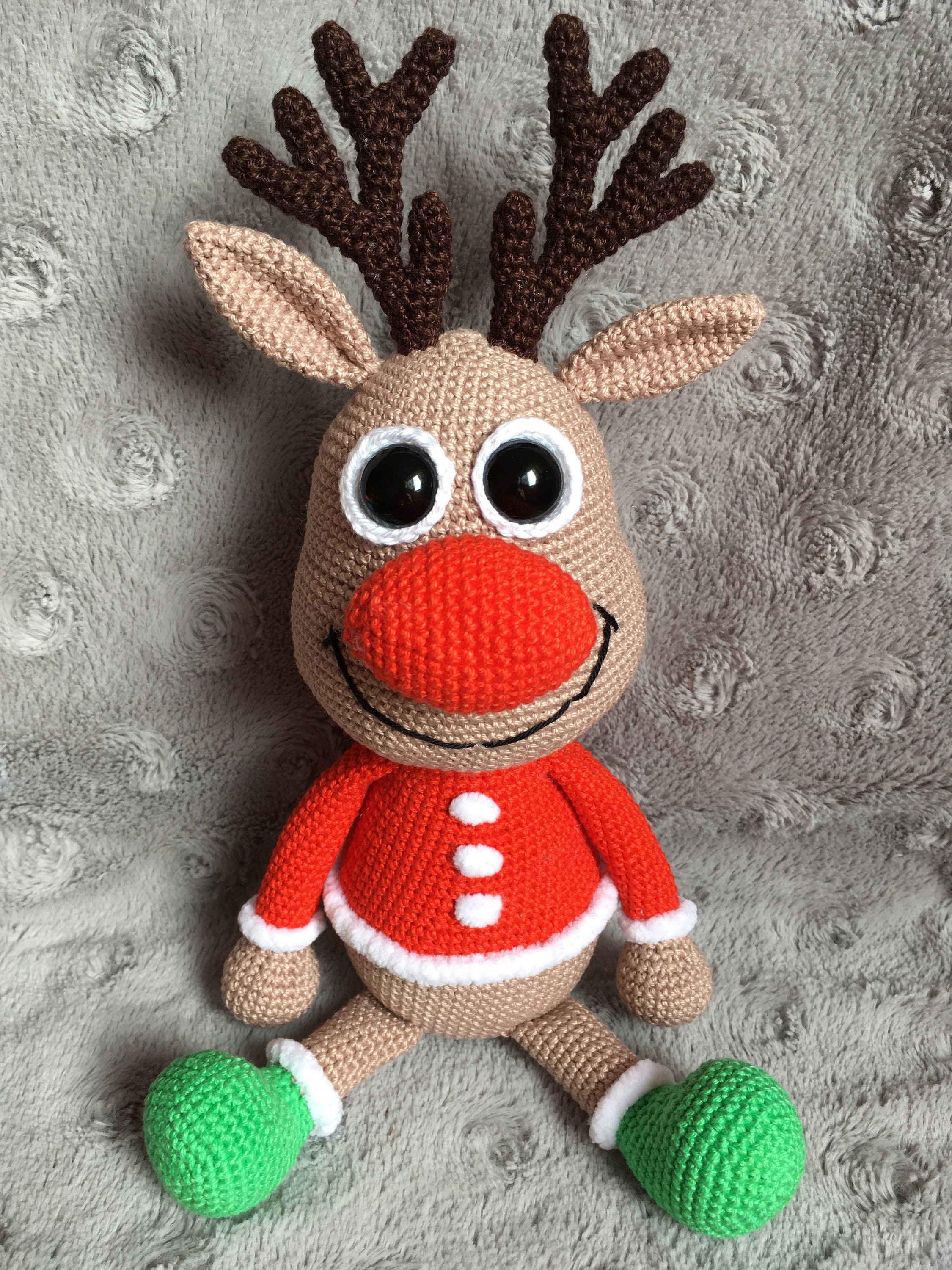 PATTERN crochet reindeer amigurumi reindeer pdf tutorial | Etsy