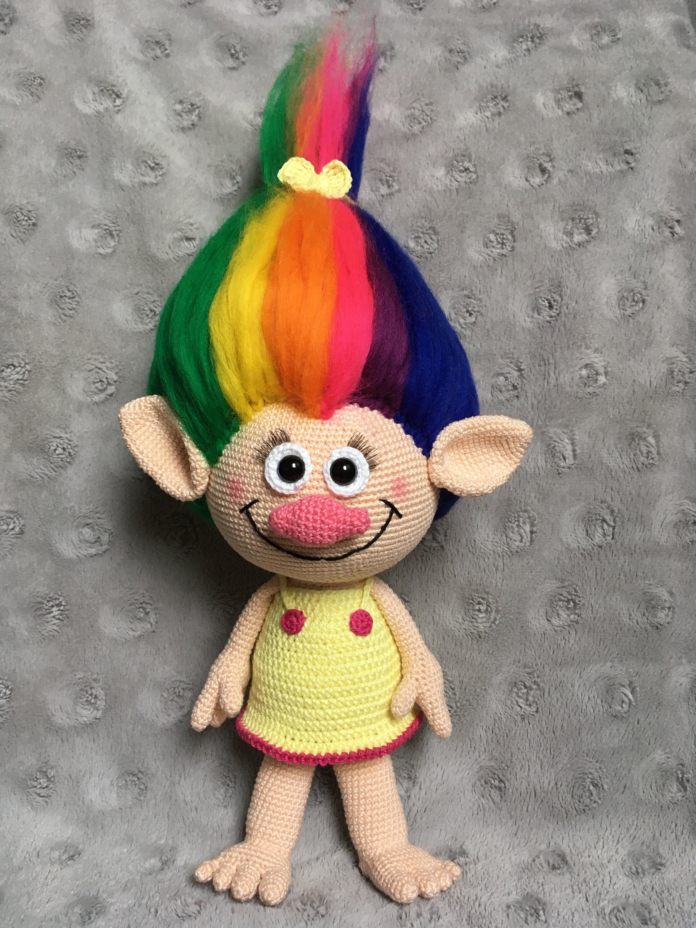 PATTERN Crochet Troll Amigurumi Troll Pdf Tutorial Troll - Etsy